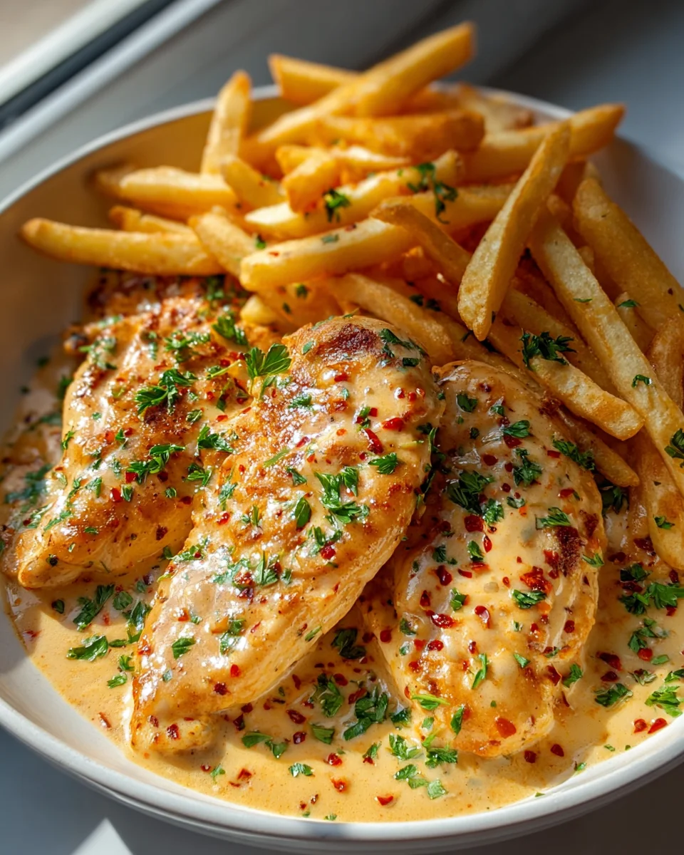 Spicy Creamy Garlic Parmesan Chicken Fillet Recipe Delight